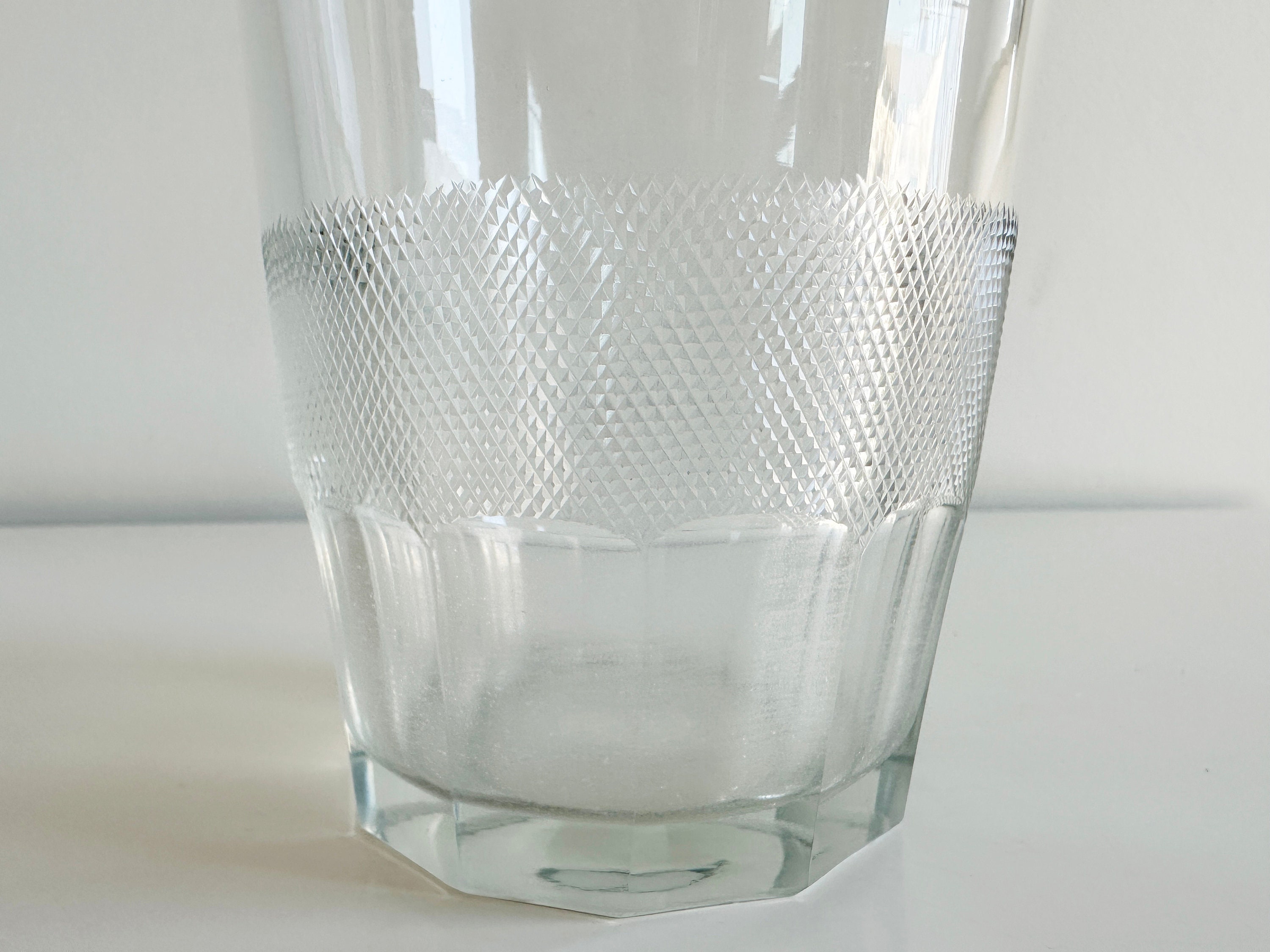 Mid-century Style Modern Glass Martini Pitcher With Glass - Etsy