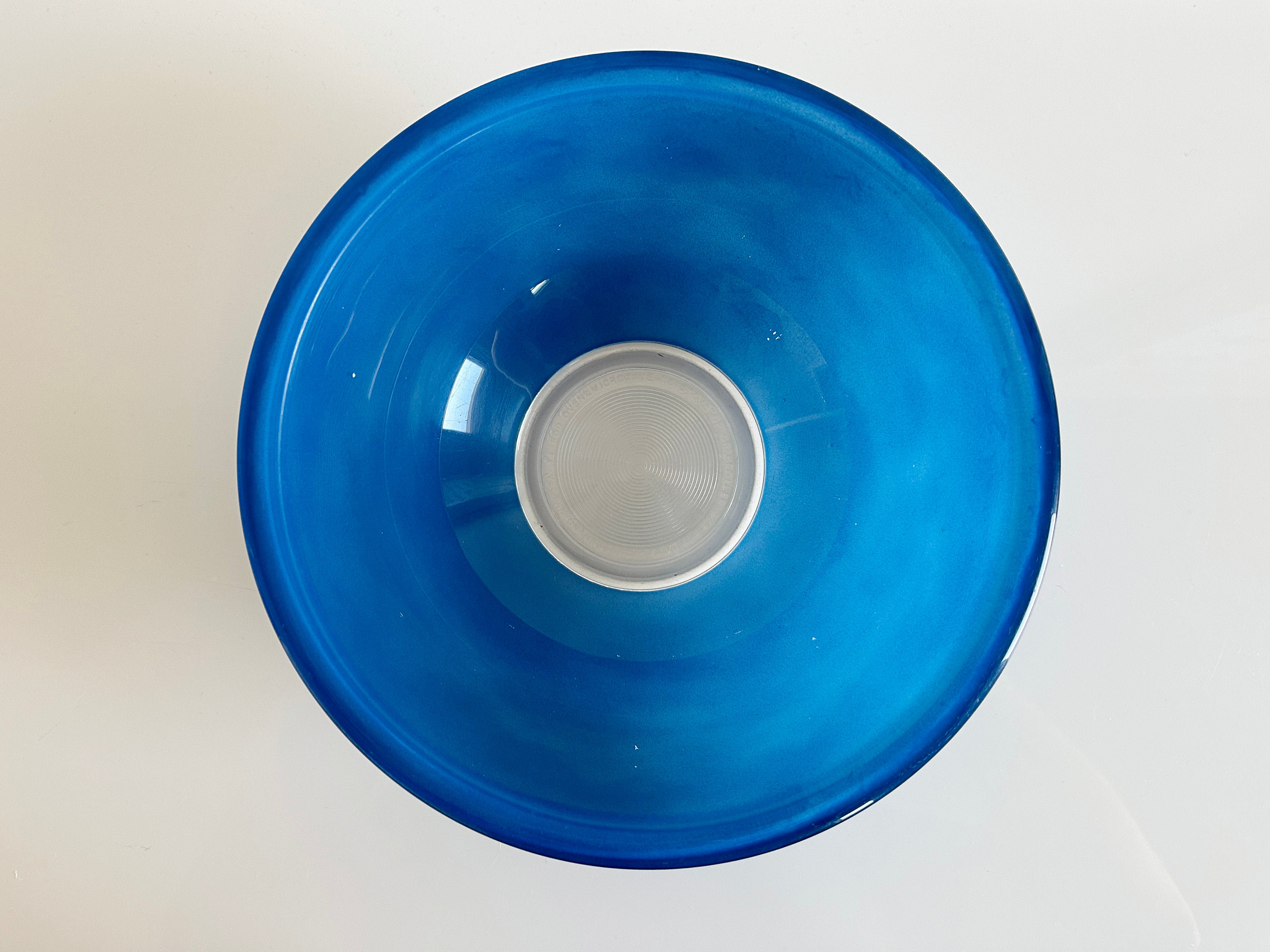 Pyrex Glass Nesting Bowls Primary Colors Blue Yellow USA - Etsy