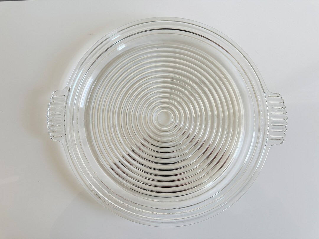 Anchor Hocking Manhattan Clear Glass 15" Round Large Relish Tray ...