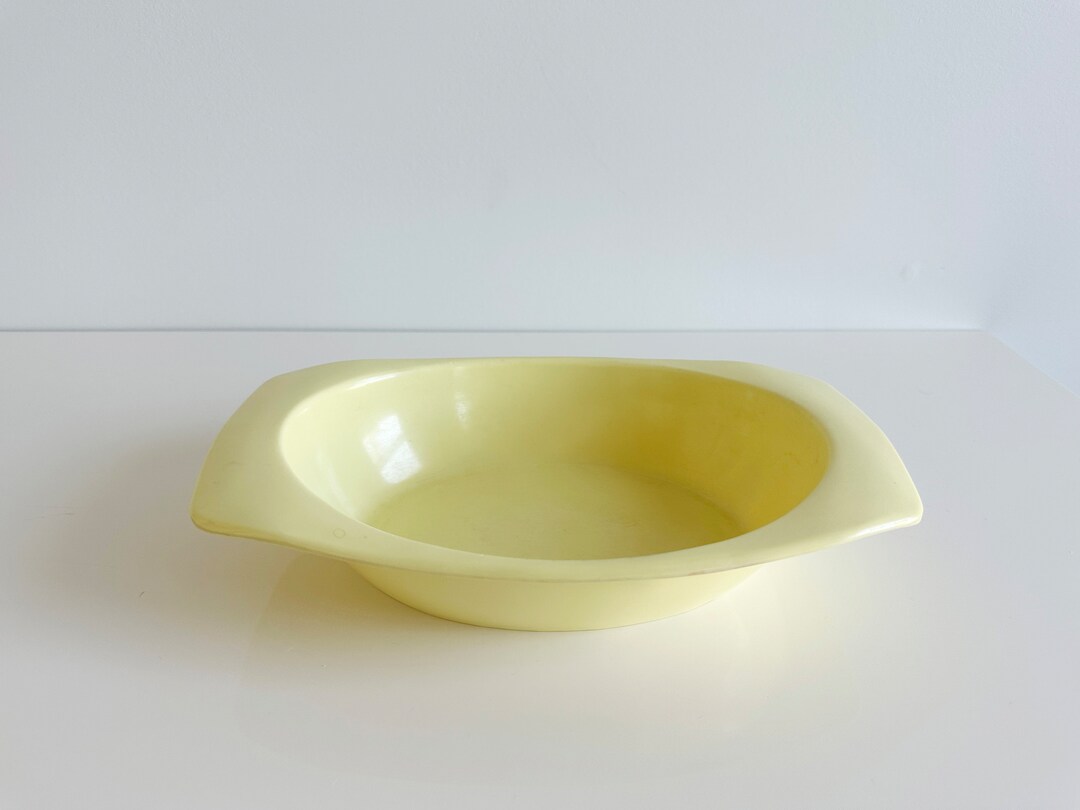 Mid-century Prolon Yellow Melmac Melamine Oval Serving Bowl Vintage ...