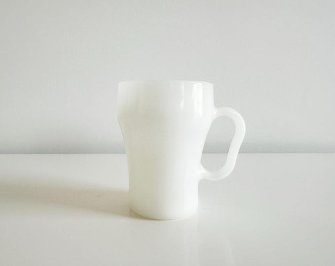 White Fire King Coca Cola Mug by Anchor Hocking Vintage 1960s - Etsy