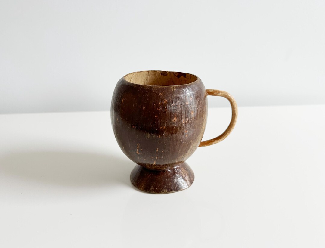 Coconut Shell Cocktail Cup Jamaica Souvenir Vintage - Etsy