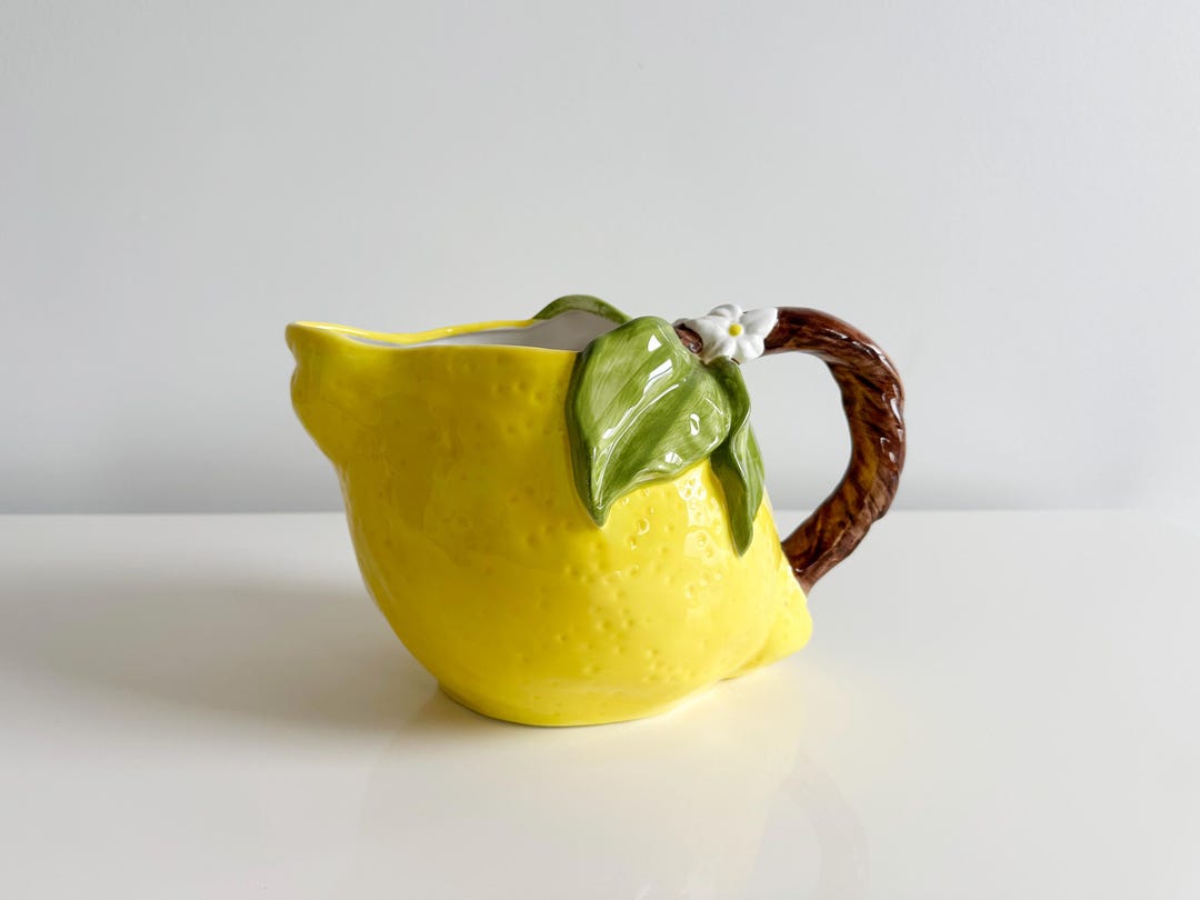 Yellow Lemon Ceramic Pitcher Citrus Fruit by Teleflora Philippines ...
