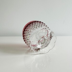 Diamond Point Ruby Red Flashed Creamer & Open Sugar by Indiana Glass ...