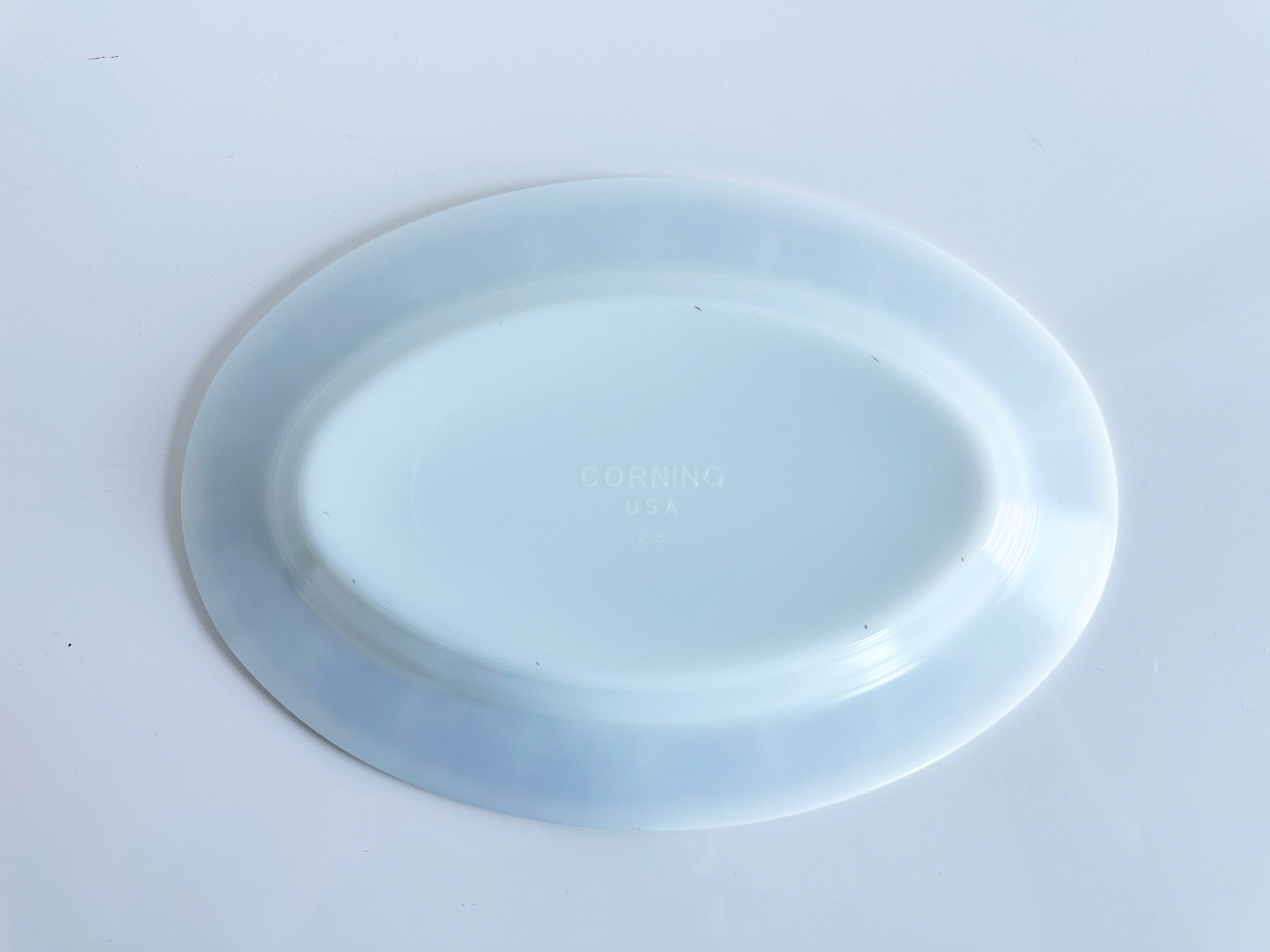 Copper Filigree Scroll 11 Oval Ovenproof Glass Serving Platter by Pyrex ...