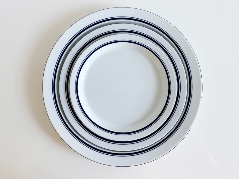 Christianshavn Blue Bistro Dinnerware by Dansk Portugal Vintage 1980s ...