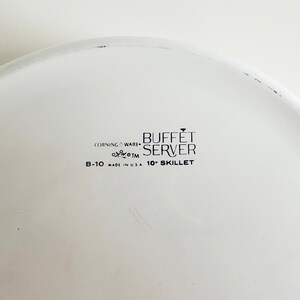 Corning Ware Buffet Servers and Skillets White & Yellow USA Vintage ...