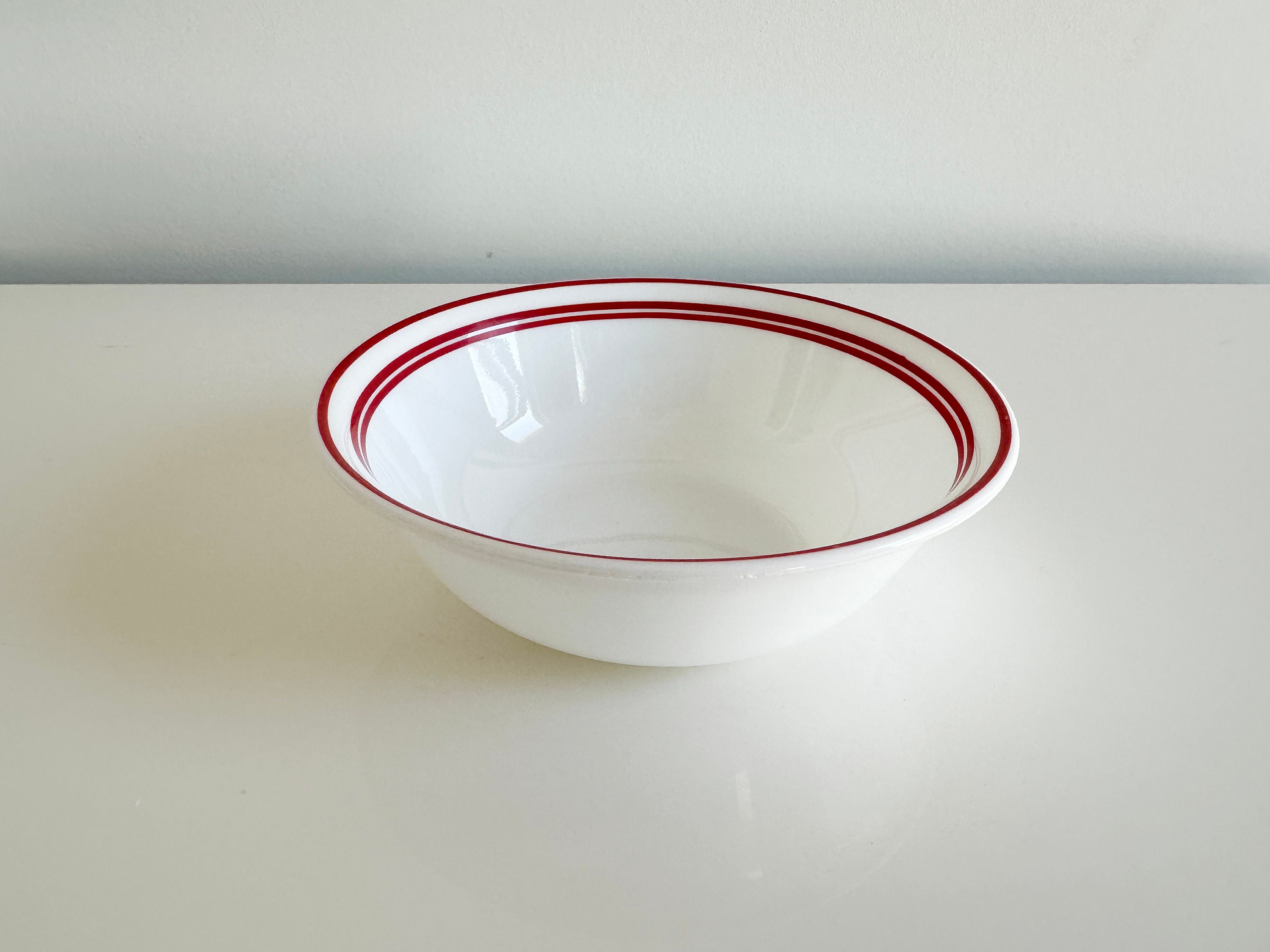 Classic Cafe Red Stripe Corelle Dinnerware Plates & Bowls Mixed Lot by ...