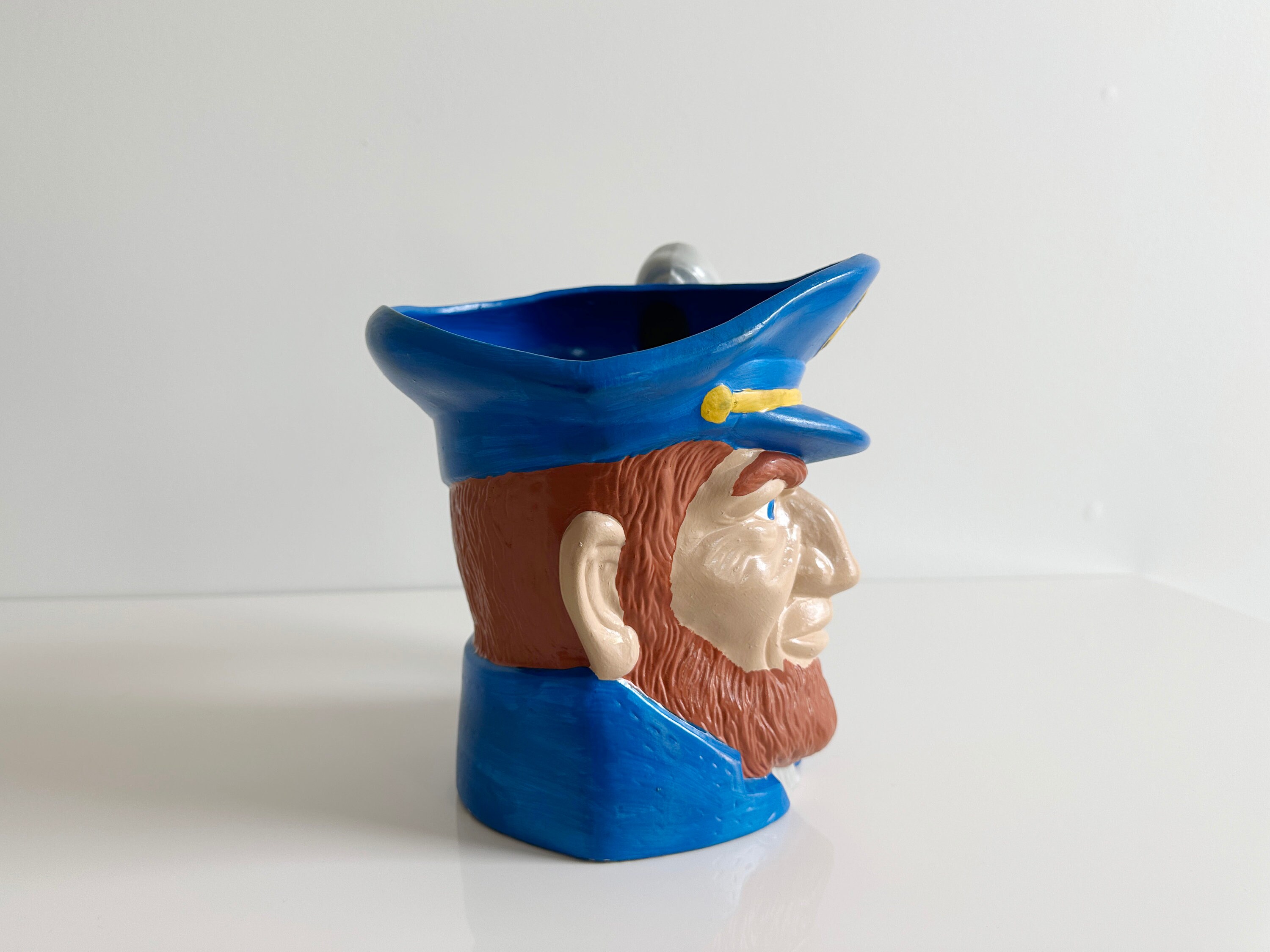 Captain Ahab Moby Dick Nautical Mug Planter Ceramic Mold Vintage - Etsy