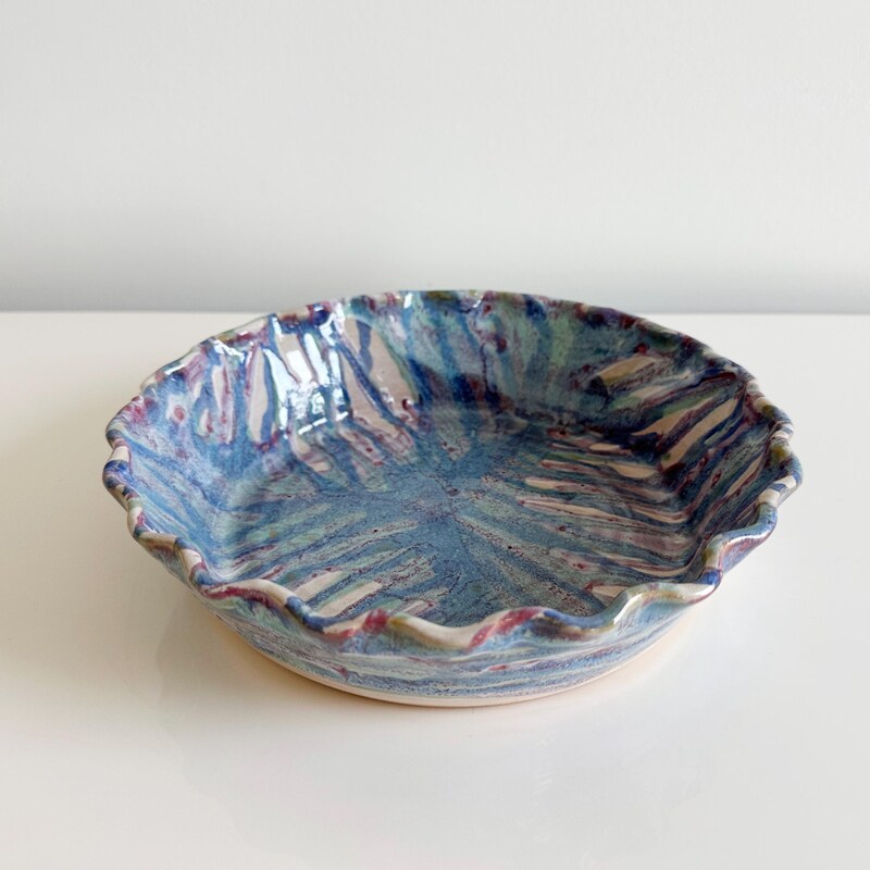 Ceramic Pie Dish - Etsy