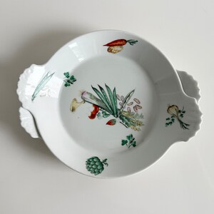 Pair of Apilco Porcelain Vegetable Themed Gratin Dishes API14 France ...