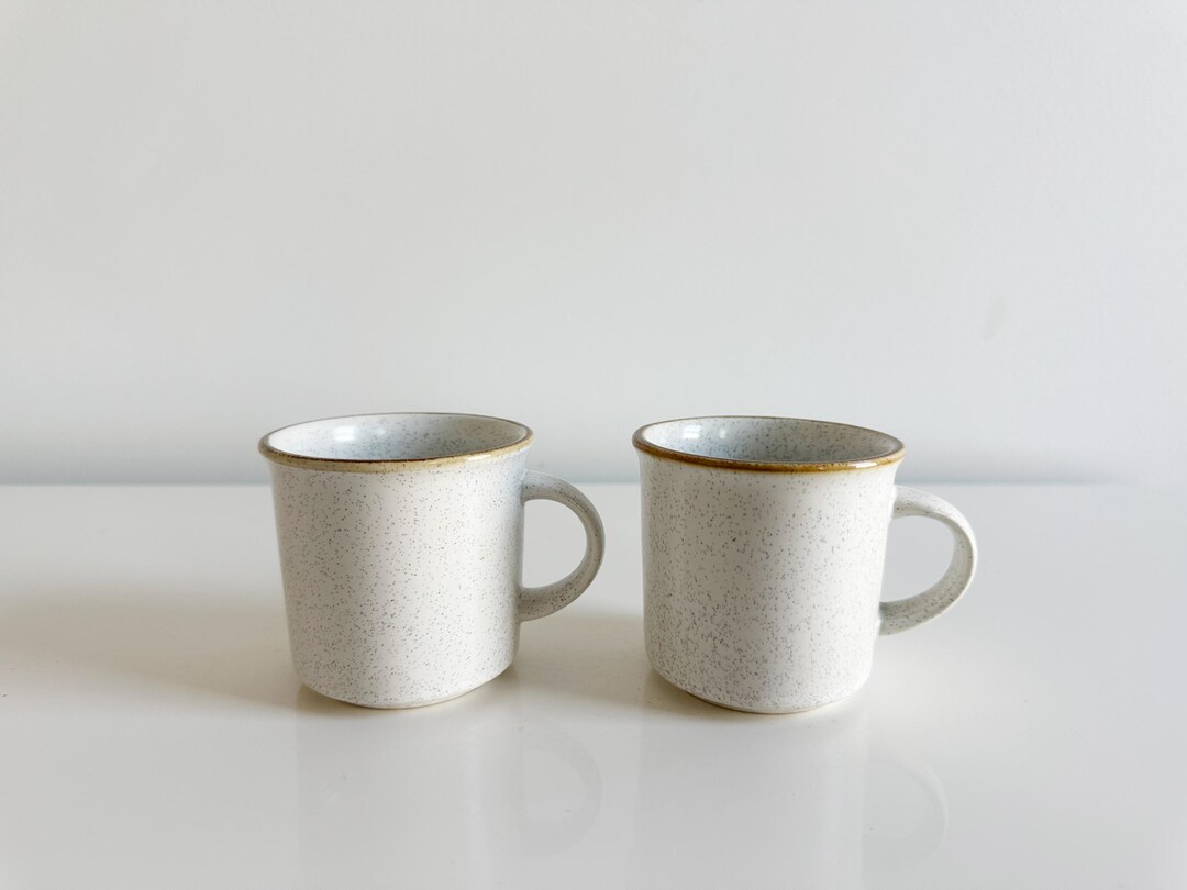 Haniwa Stone Retro Speckled Dinnerware Mugs Japan Vintage 1970s - Etsy