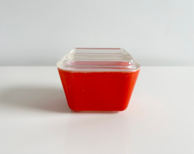 Vintage Pyrex Red Refrigerator Dish 501-B With Clear Glass Lid 501-C - Etsy