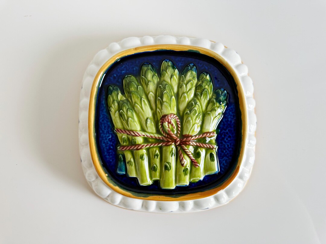 Asparagus Ceramic Decorative Wall Art Gelatin Mold Vintage 1980s - Etsy