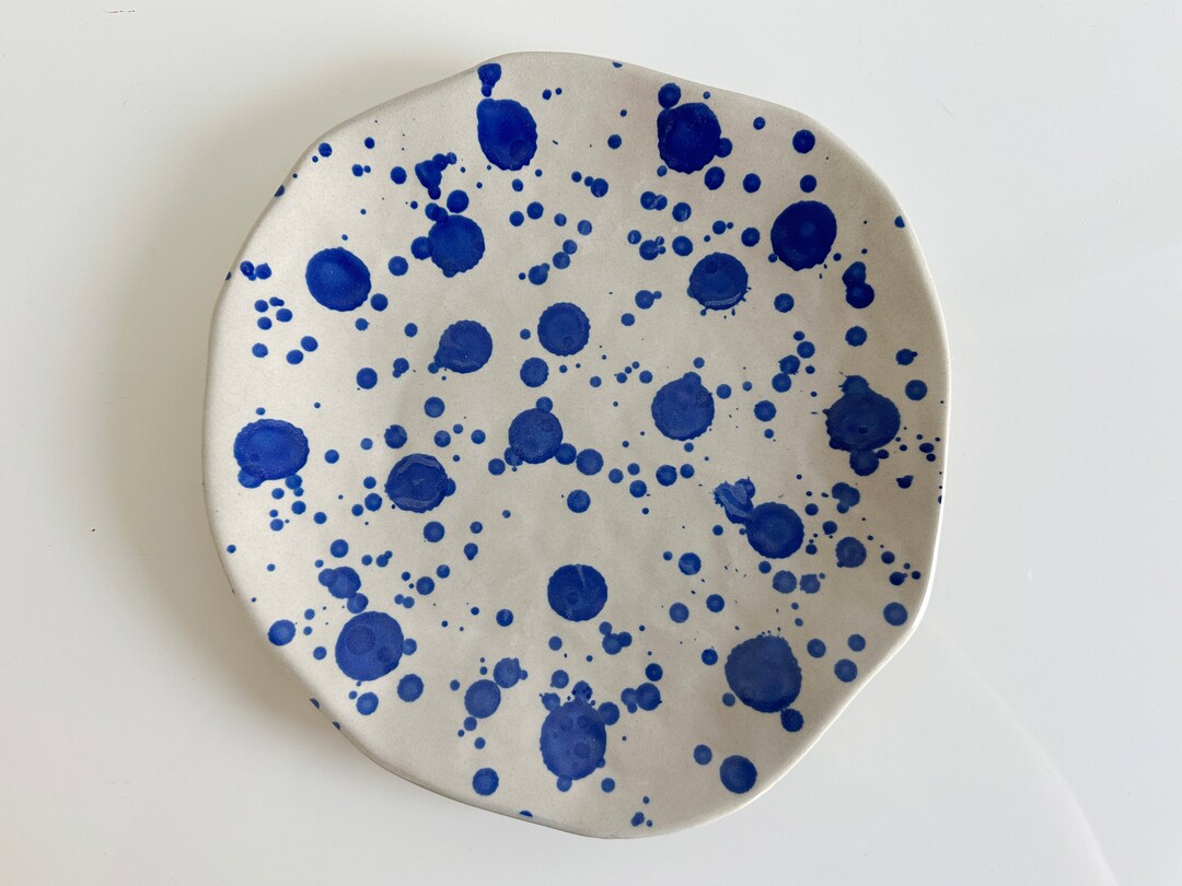 JASSA Ceramic Blue Splatter Dinnerware by Piet Hein Eek for IKEA ...