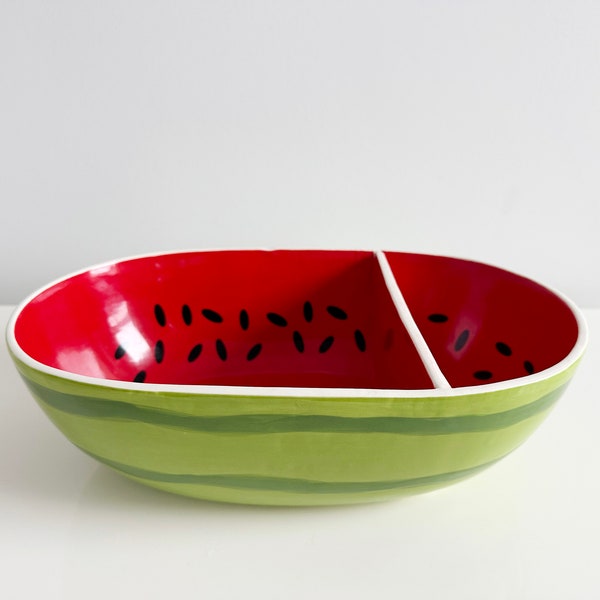 Divided Serving Bowl - Etsy