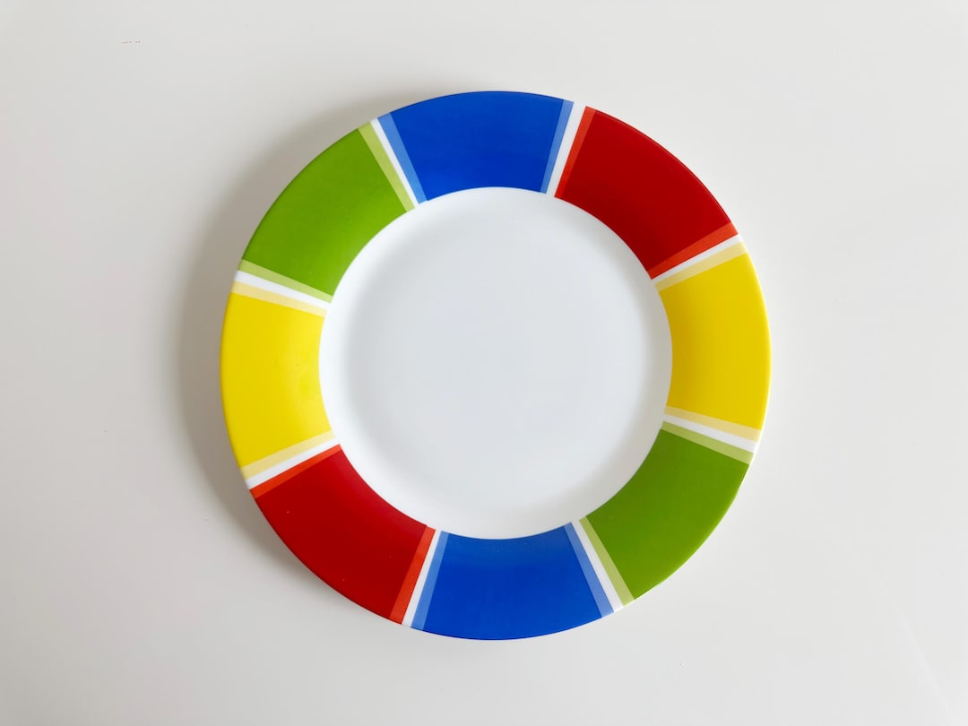 Clown Color Block Dinner Plates Set of 20 by Studio Nova Mikasa France ...