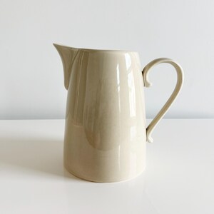 MSE Martha Stewart Everyday Beige Pitcher Water Jug Kmart Farmhouse ...