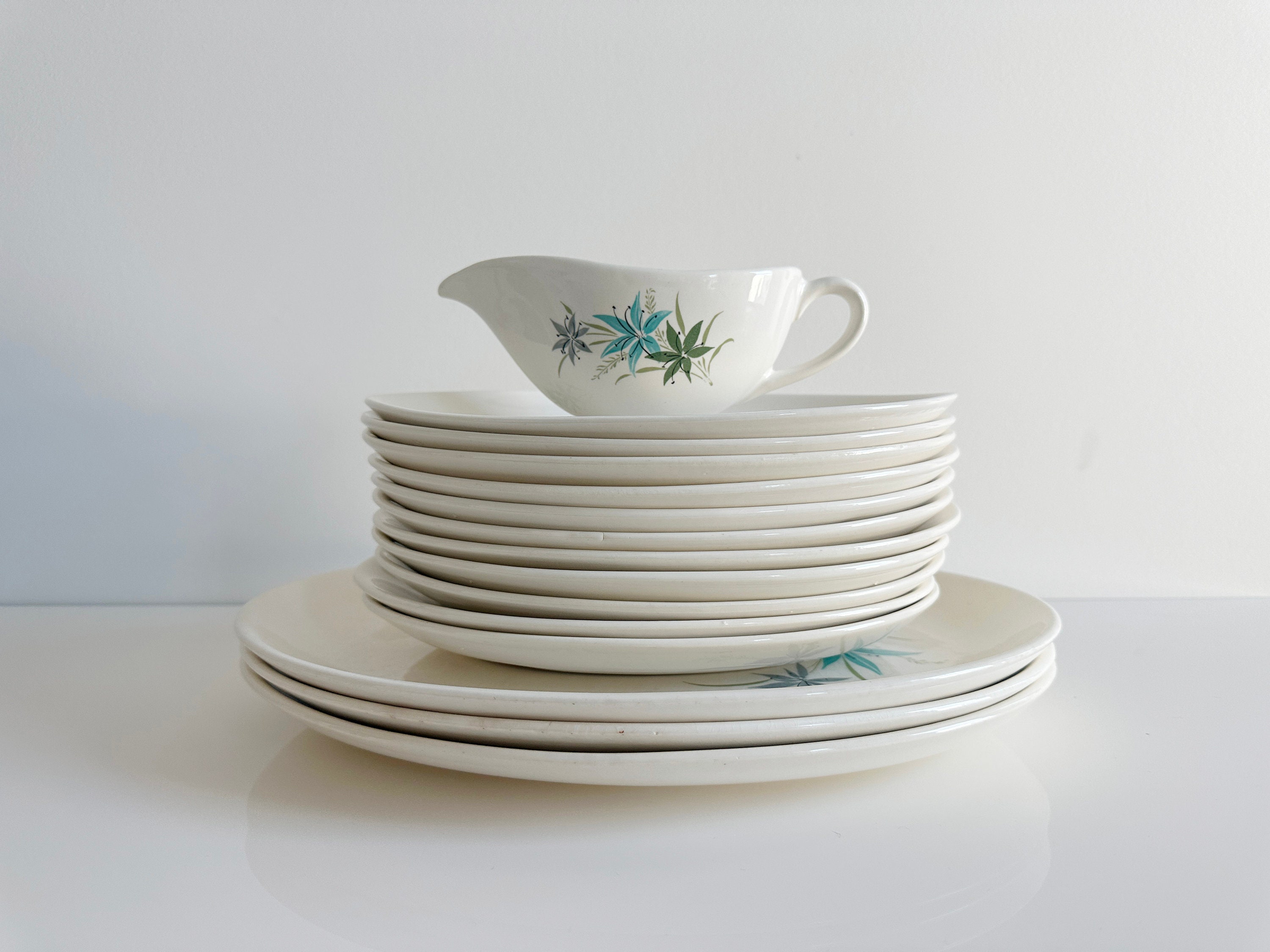 Tigerlily SAB76 Oval Dinnerware 15 Piece Mixed Lot by Sabin - Etsy