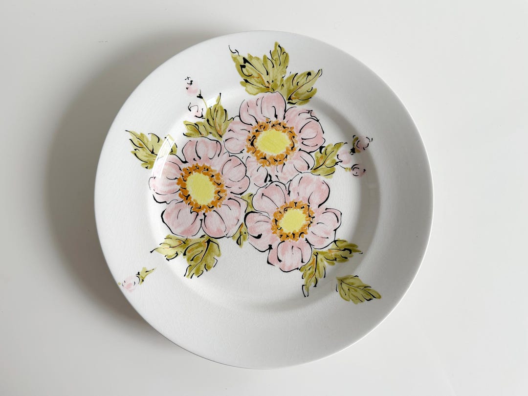 Nikko Azalea Ironstone Floral Chop Plate Platter Vintage - Etsy