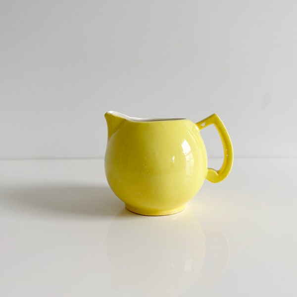 Small Yellow Pitcher - Etsy