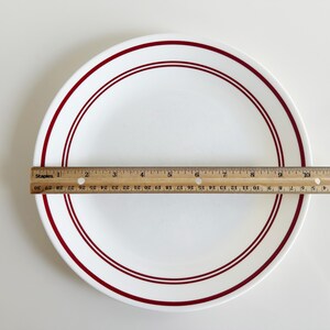 Classic Cafe Red Stripe Corelle Dinnerware Plates & Bowls Mixed Lot by ...