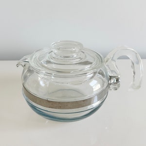Pyrex Flameware #8446 6 Cup Tea Kettle Vintage 1950s - Etsy