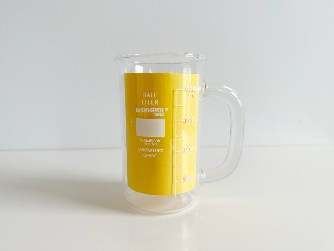 Borosilicate Glass Heat Resistant Mugger Half Liter Coffee Mug by ...