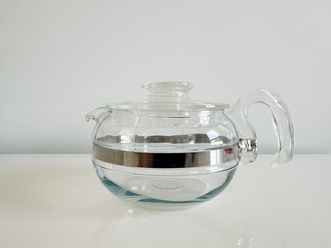 Pyrex Flameware #8446 6 Cup Tea Kettle Vintage 1950s - Etsy