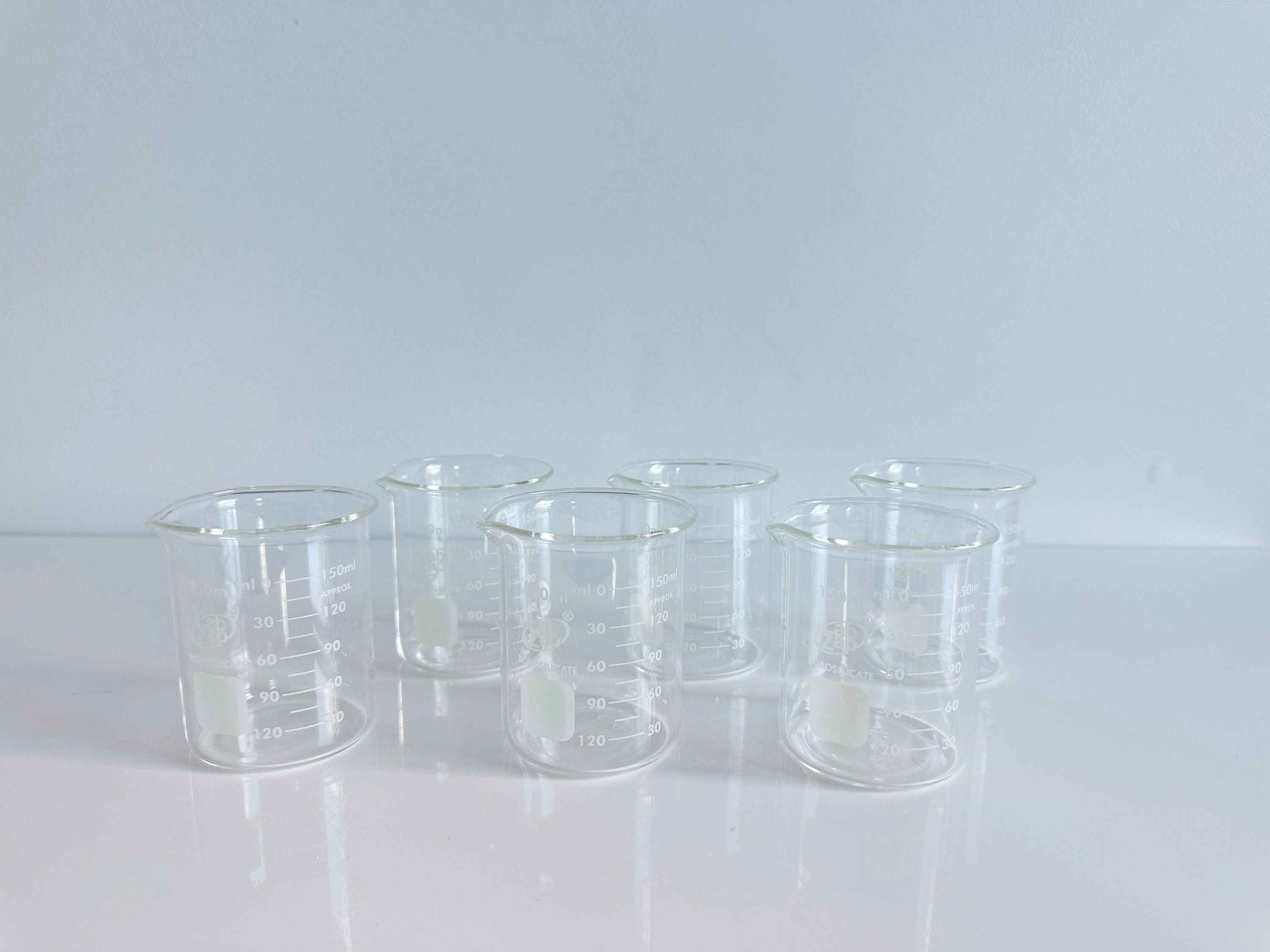 Lab Zap 150ml Borosilicate Glass Beakers Vintage - Etsy