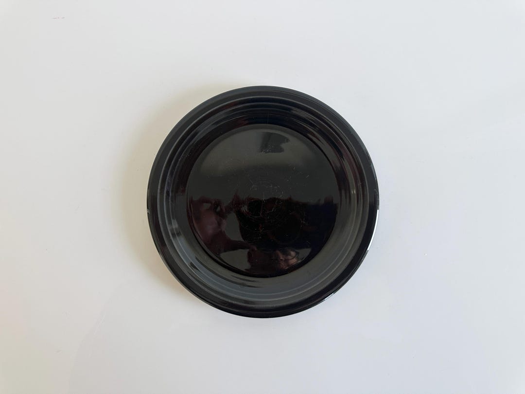 Fiesta Black Dinnerware by Homer Laughlin Fiestaware USA Vintage 1980s ...