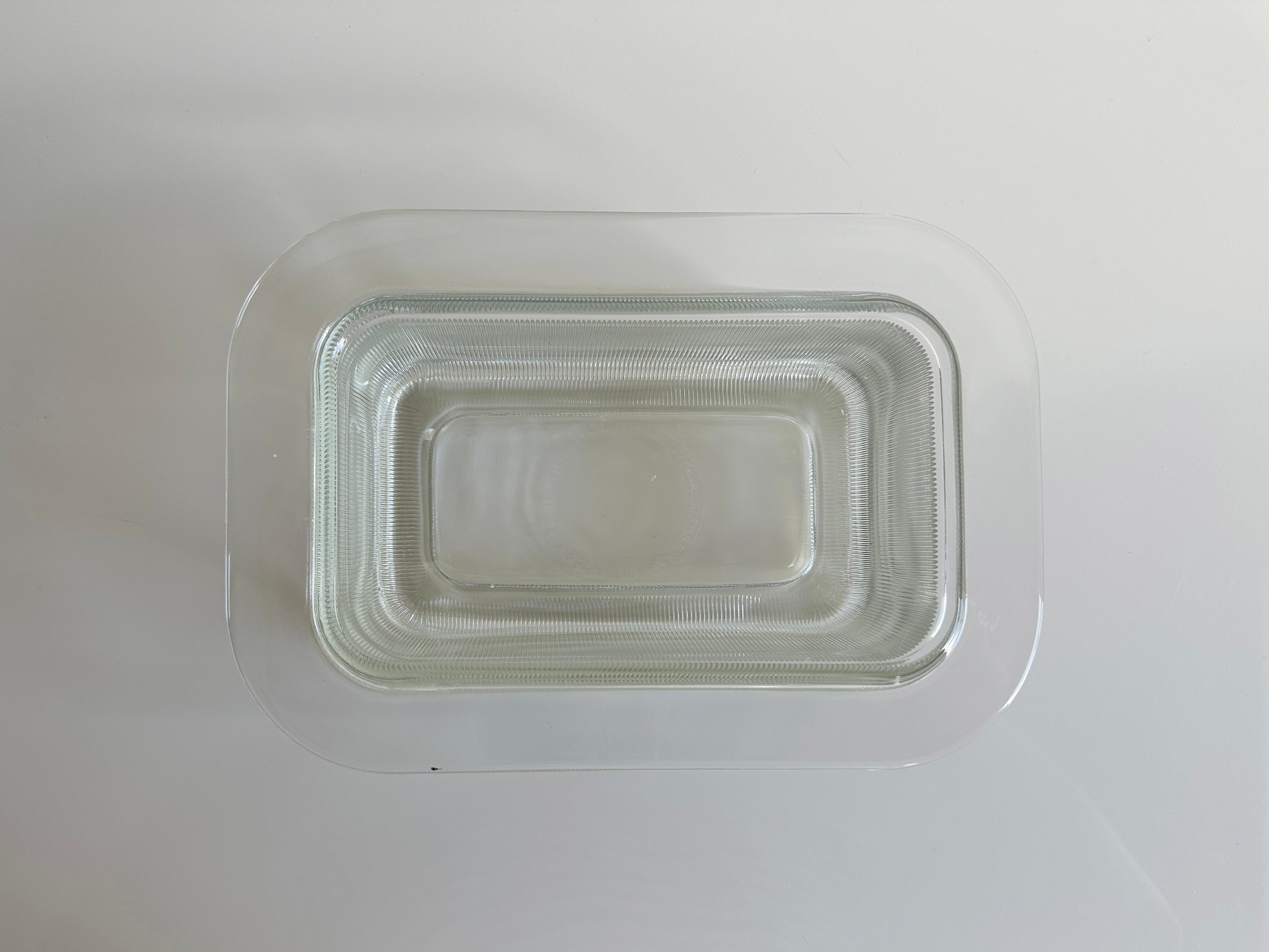 Heller Glass Deep Loaf Pan Designed by Lella and Massimo Vignelli ...