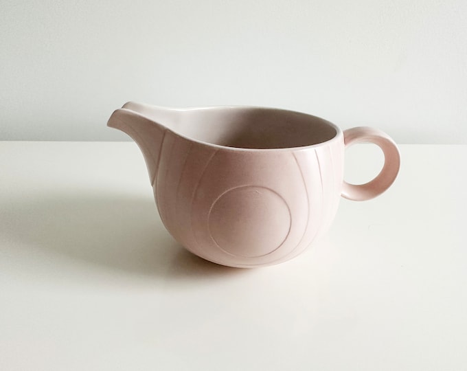 Swan Lake Pink Gravy Boat Hornsea England Post Modern Vintage 1980s - Etsy