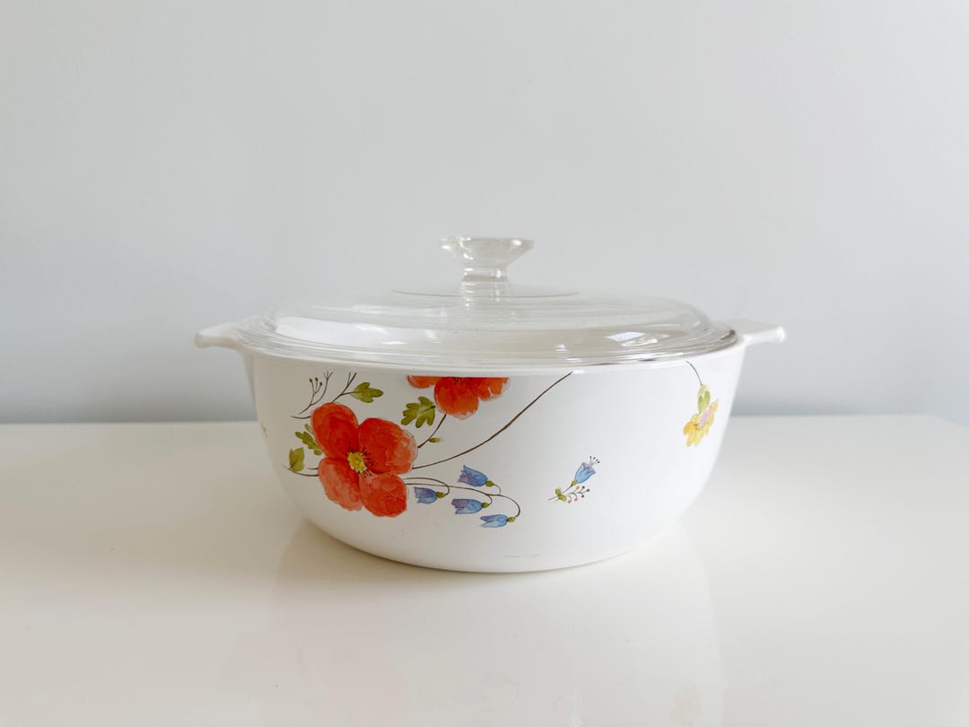 Just Flowers Mikasa Narumi Neoceram Floral Corningware Cookware With ...