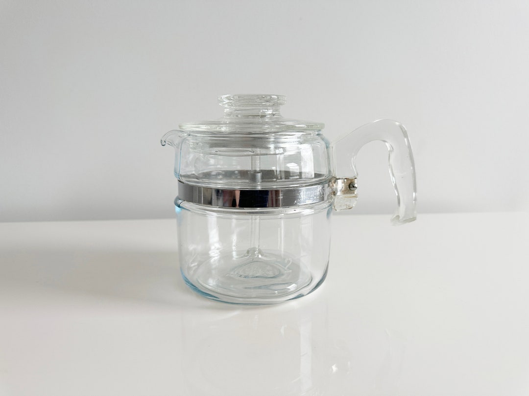 Pyrex Flameware #7754 4 Cup Coffee Percolator Complete With Stem ...