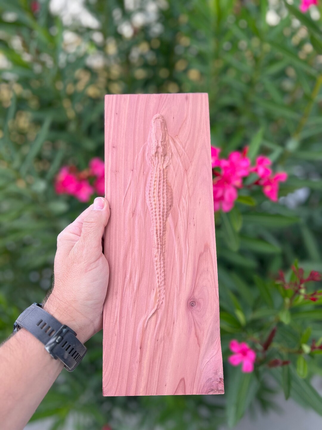 3D Alligator Carved in Cedar - Etsy