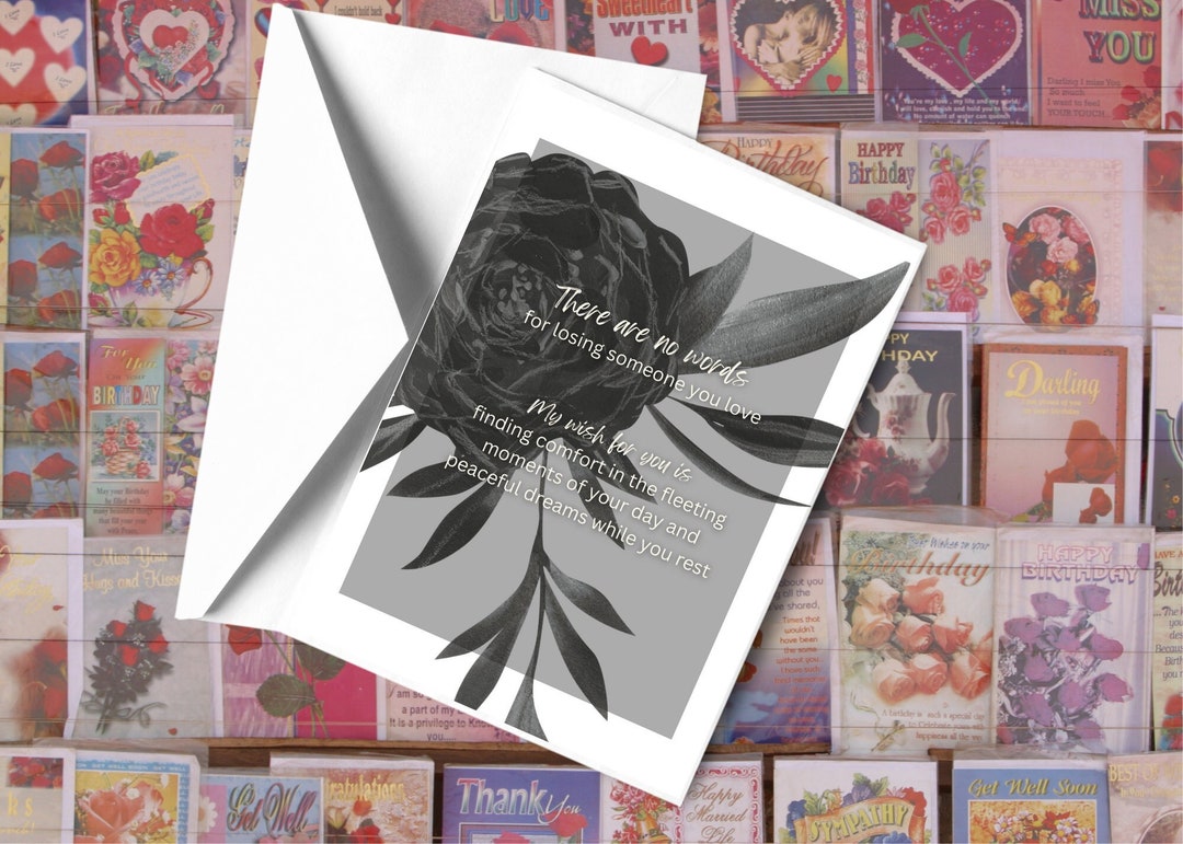 Loss Card, Sad Card, Sympathy Card, Grief Card, Digital Greeting Card ...