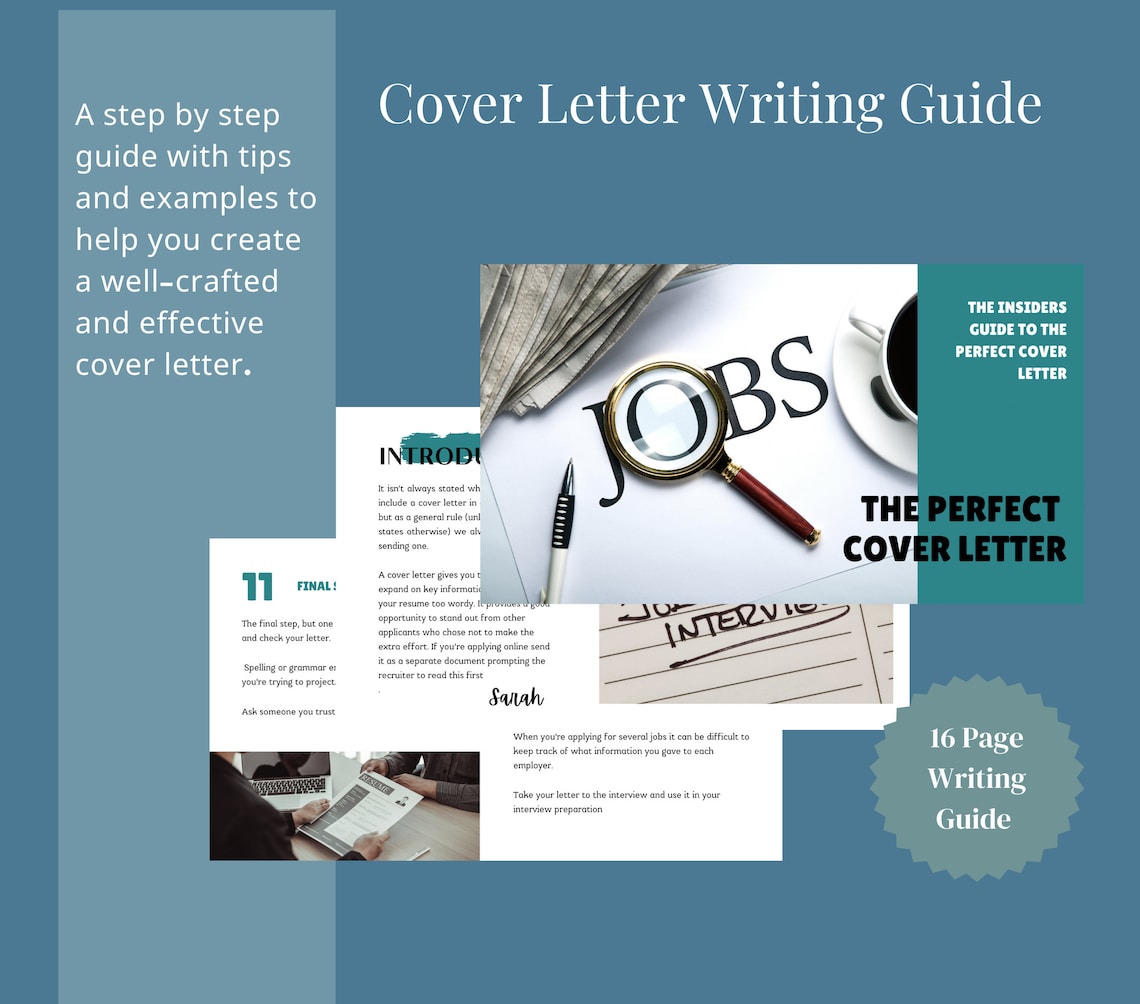 CV and Cover Letter Writing Guide Curriculum Vitae How to - Etsy