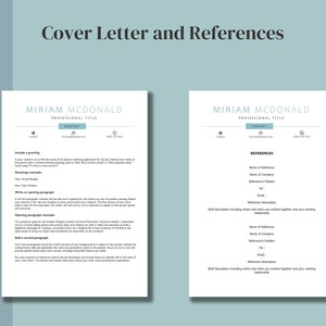 Teacher Resume Template Word ATS Education CV Template Google - Etsy