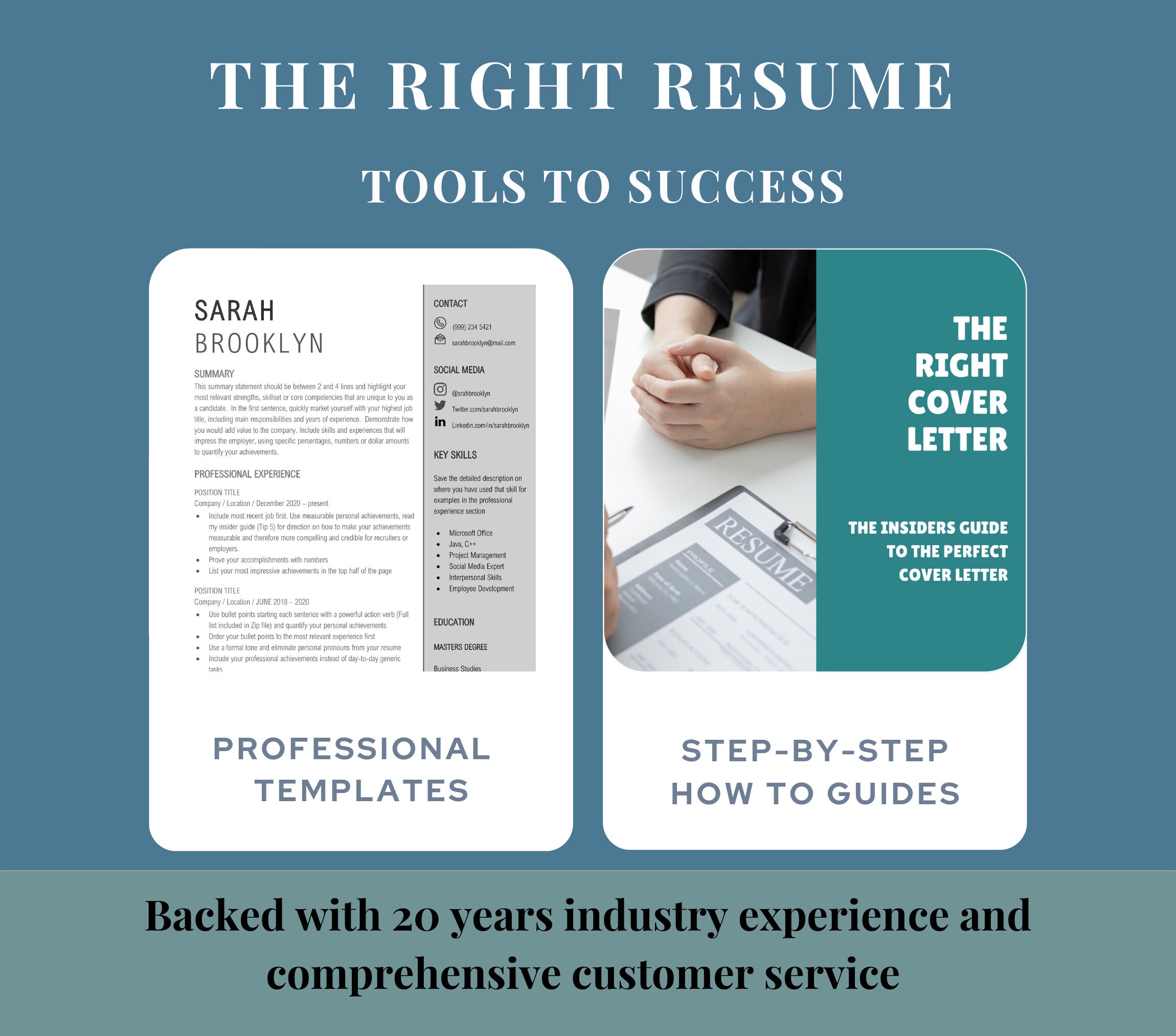 Resume and Cover Letter Writing Guide, Resume How to Guide, Job ...