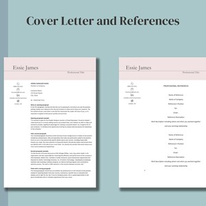 Teacher Resume Template Word Resume Template Modern Teaching - Etsy