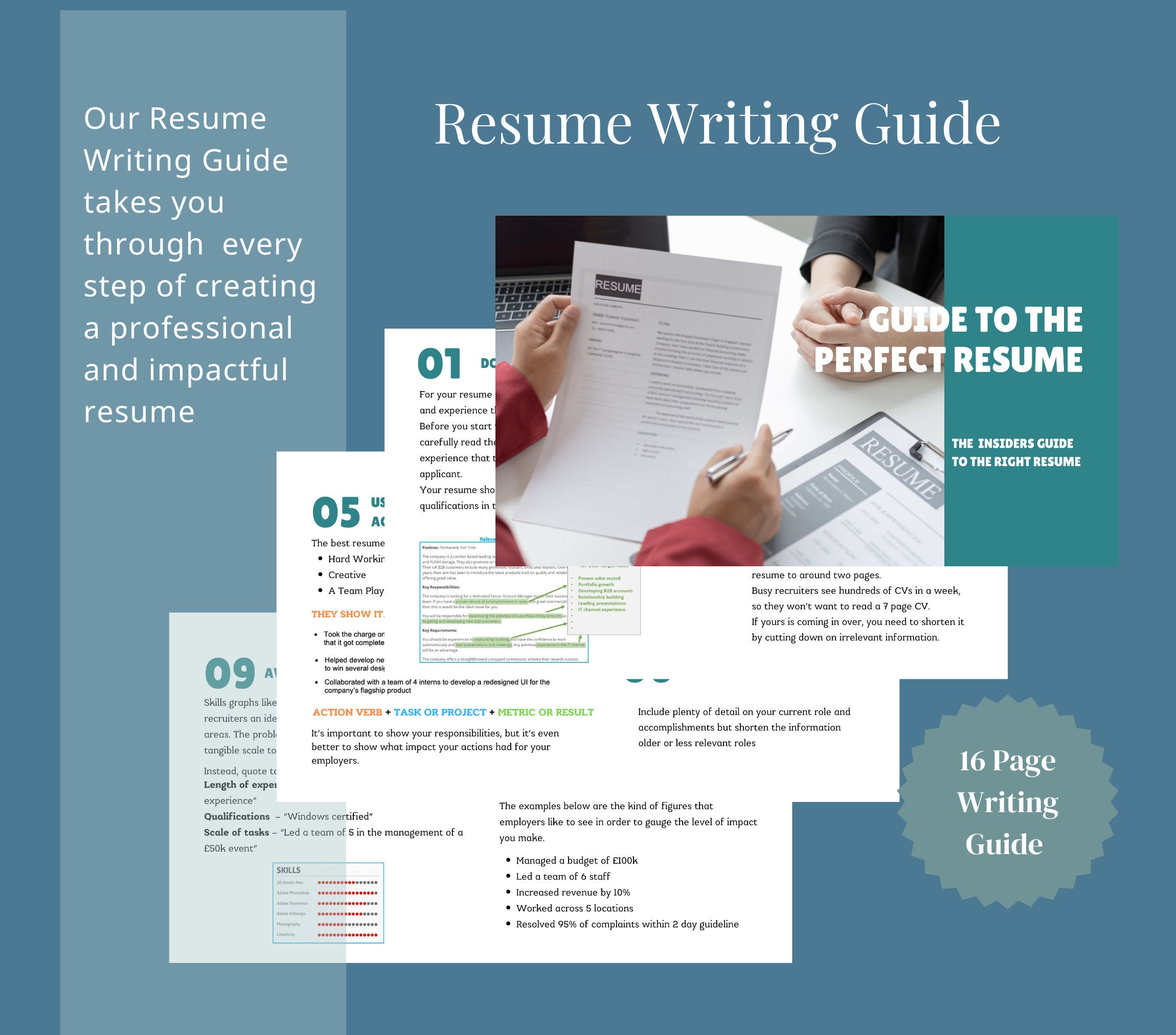 Resume and Cover Letter Writing Guide, Resume How to Guide, Job ...
