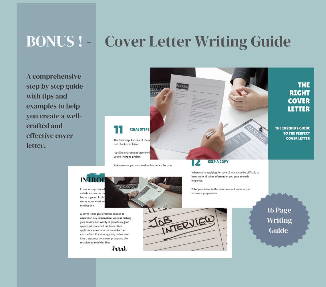 Cover Letter Google Docs, Professional CV Cover Letter Template ...