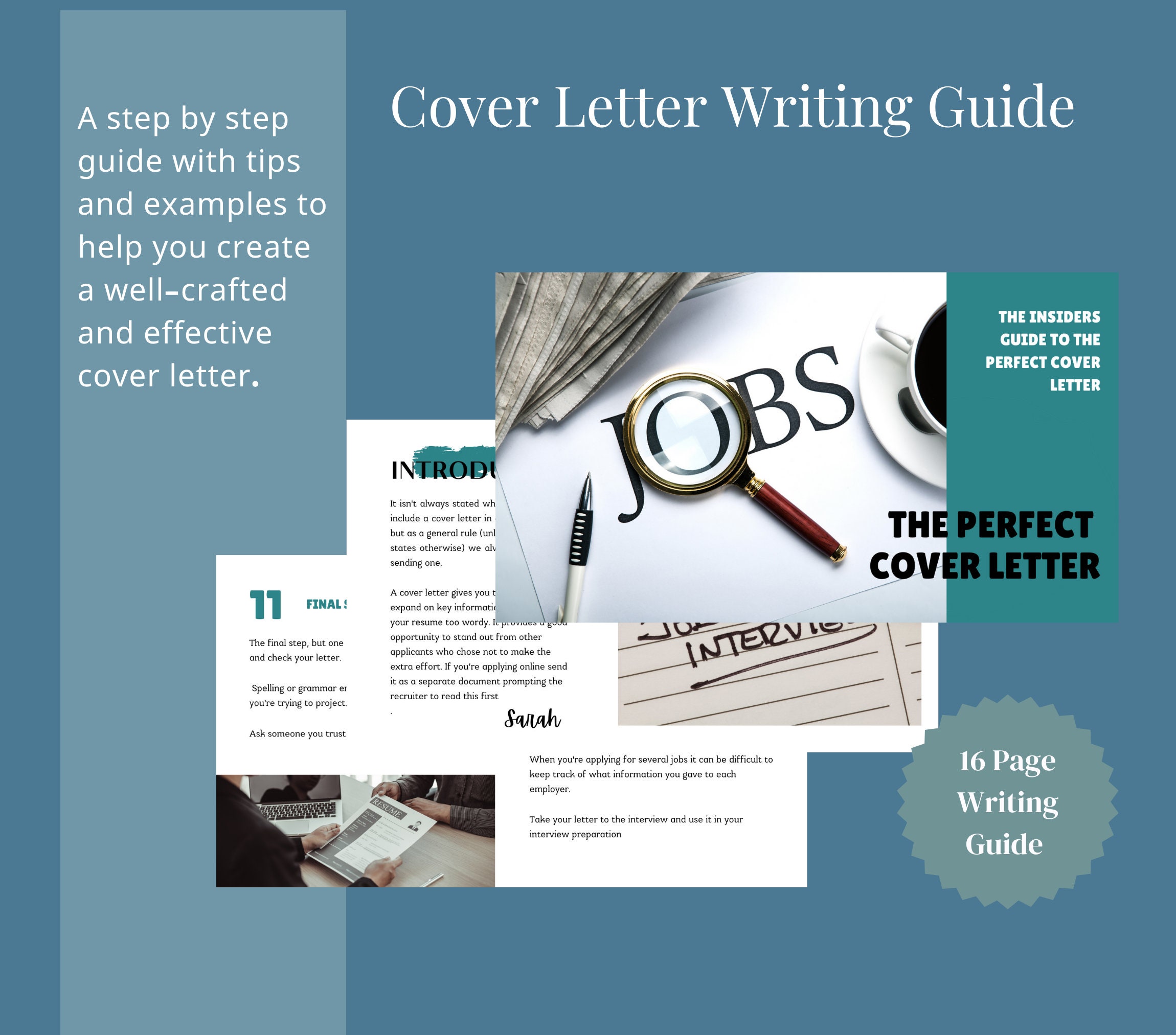 Resume and Cover Letter Writing Guide, Resume How to Guide, Job ...