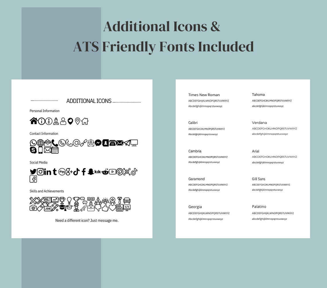 Simple Resume Cover Letter Template, CV Cover Letter Word, Professional ...