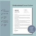 Simple Cover Letter Template for Resume, Google Docs, MS Word, CV Cover ...