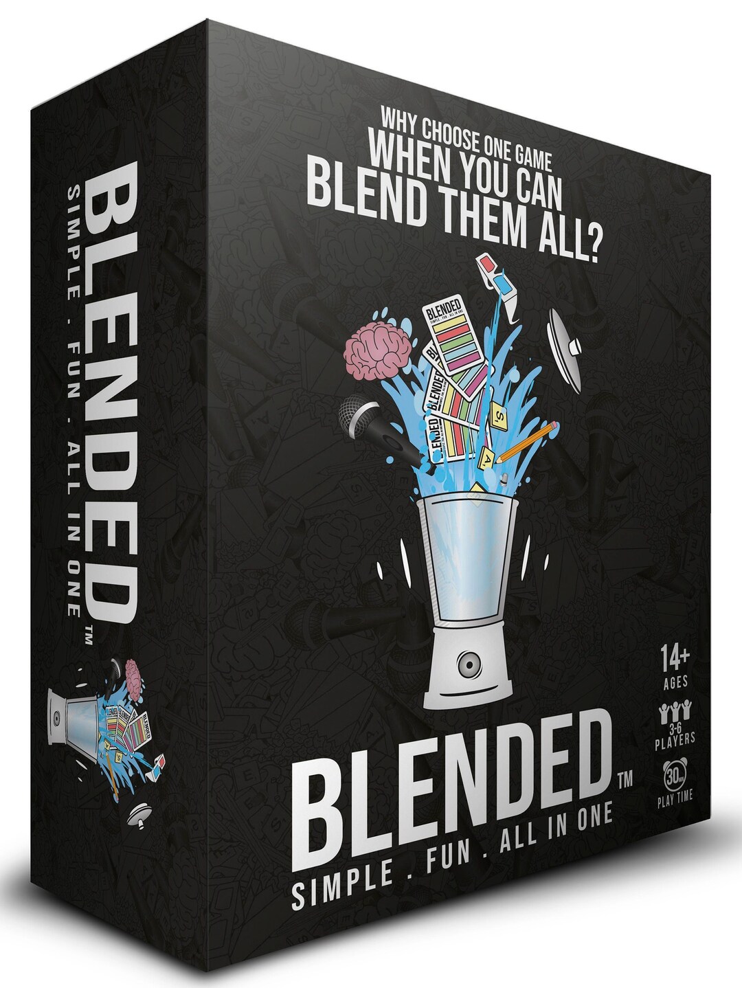 Blended Board Game. Simple. Fun. All in One. - Etsy