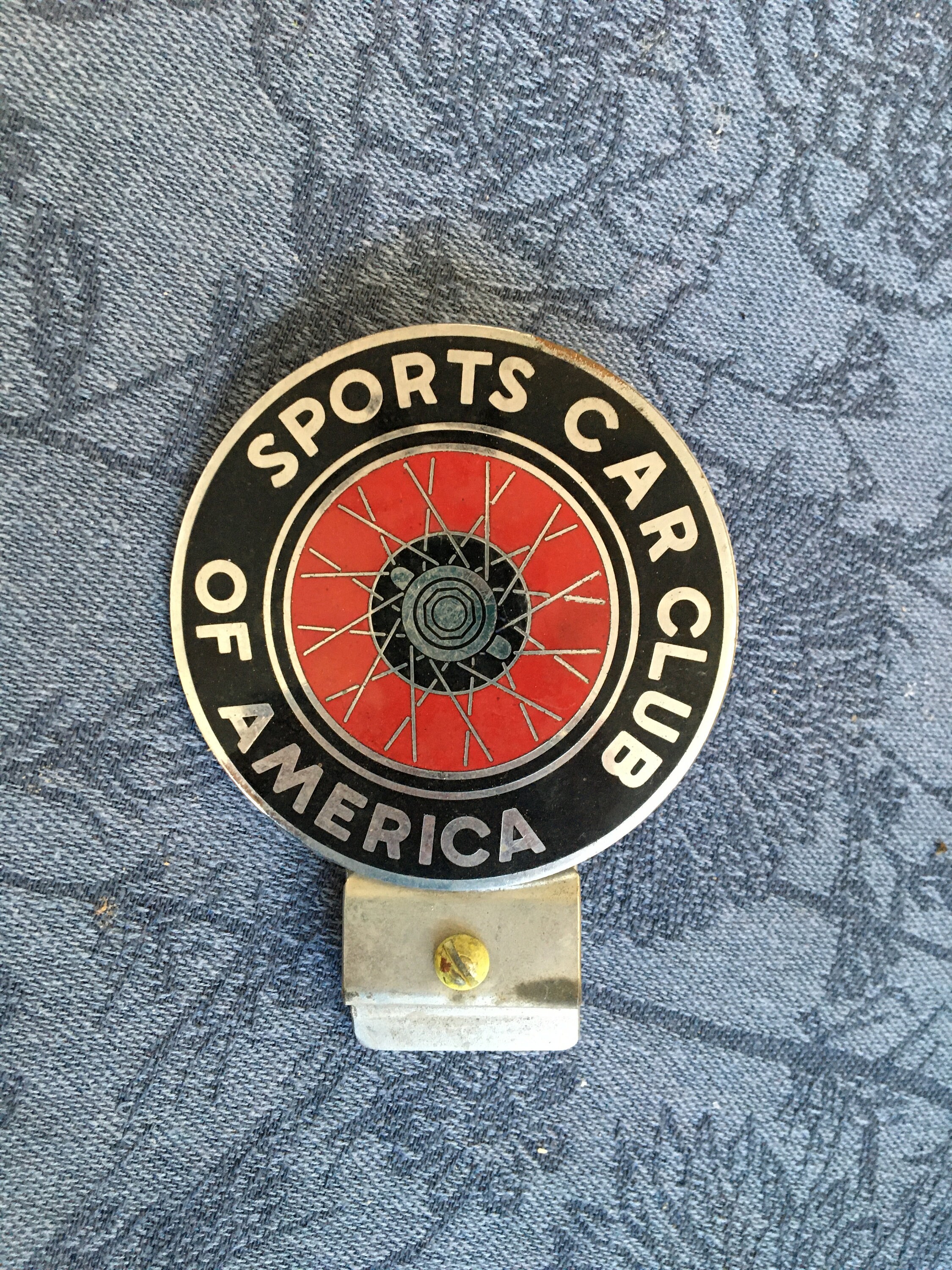Sports Car Club of America License Plate Attachment Sign - Etsy