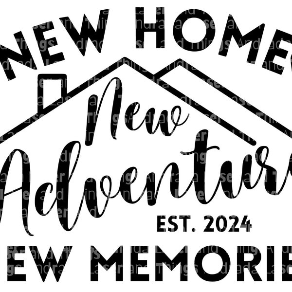 New Home Svg - Etsy