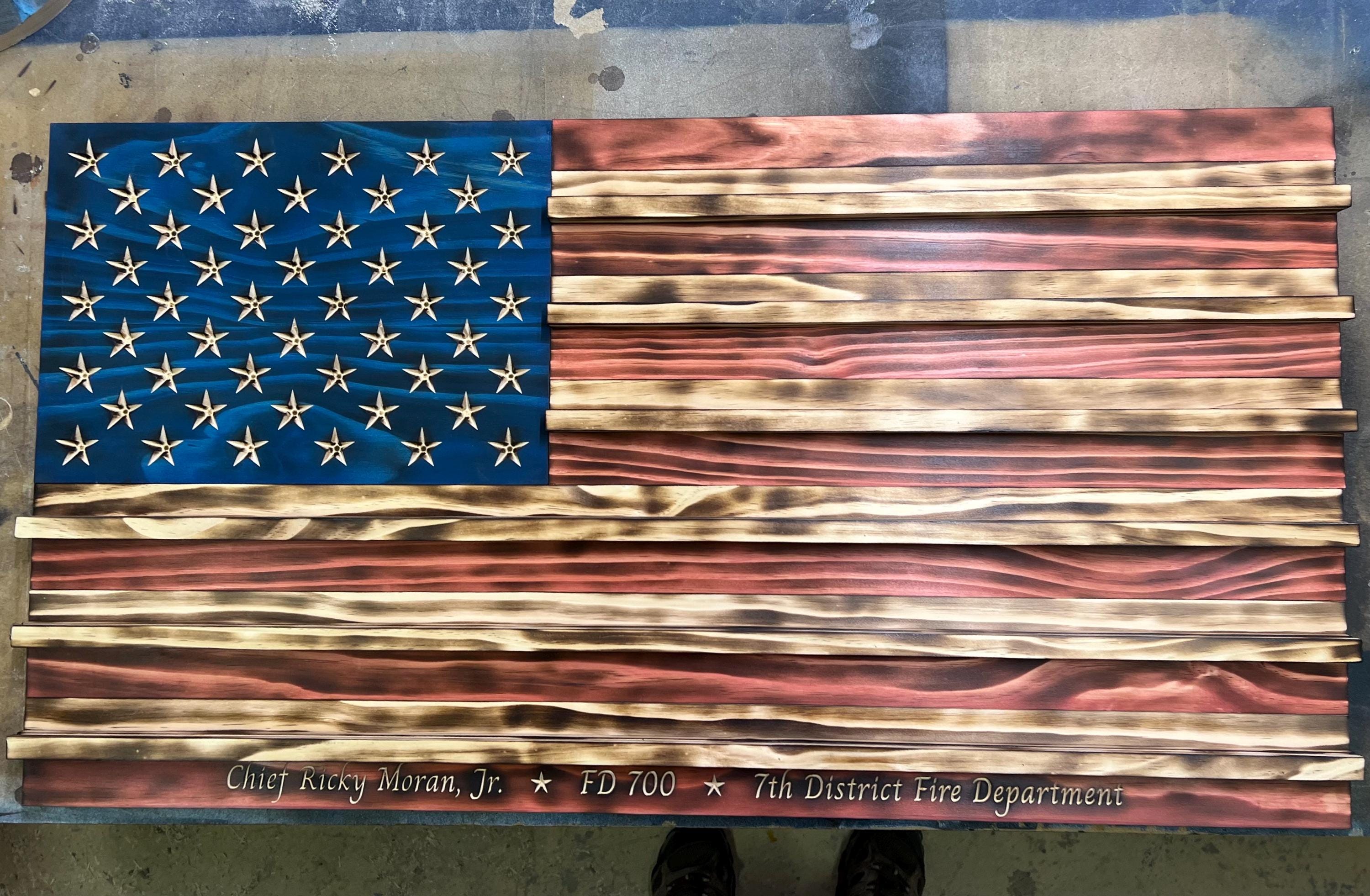 US Flag Challenge Coin Display - Etsy